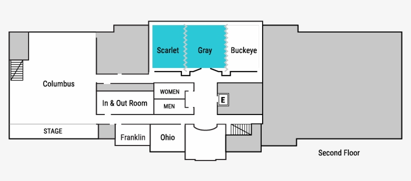 Scarlet Gray Buckeye Room - Diagram PNG Image | Transparent PNG Free ...