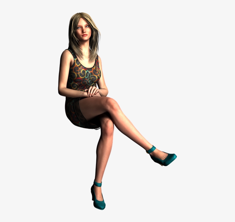 Download Sebzeler Png - Woman Sitting Transparent Background ...
