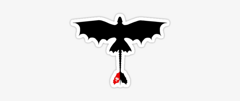 Toothless Dragon Silhouette - Toothless Silhouette PNG Image ...
