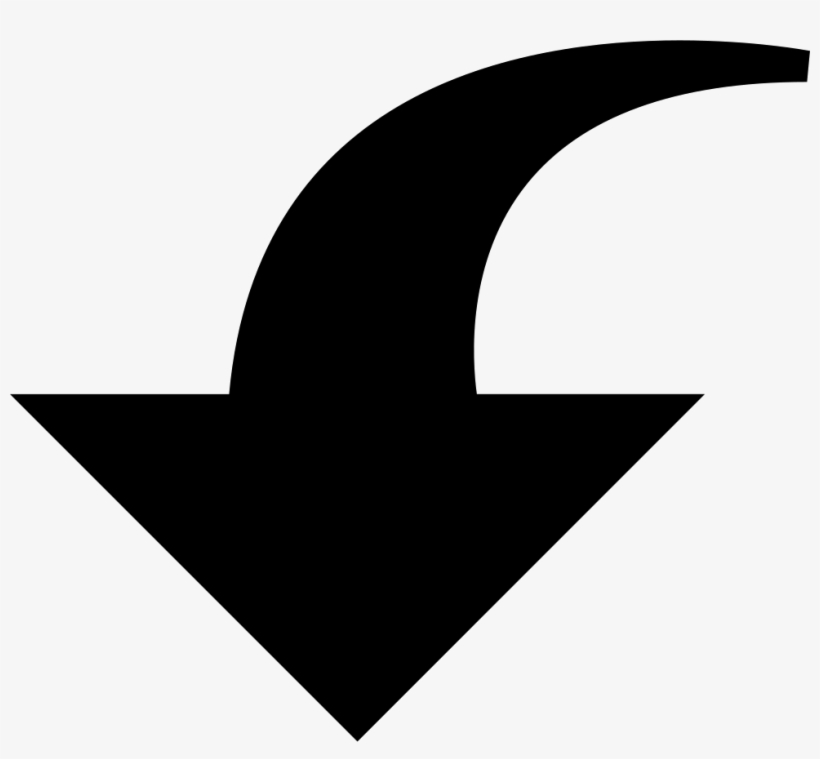 Downward Curved Arrow Images PNG Image | Transparent PNG Free Download ...