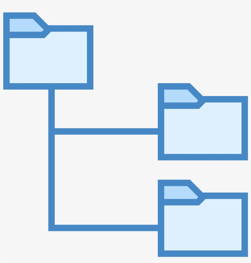 Download Folder Tree Icon - Icon | Transparent PNG Download | SeekPNG