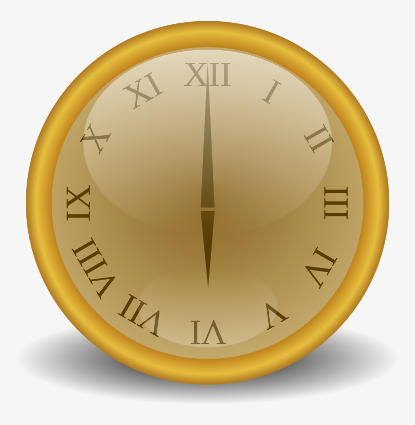 Download Golden Bell - Clock Face Vector | Transparent PNG Download ...