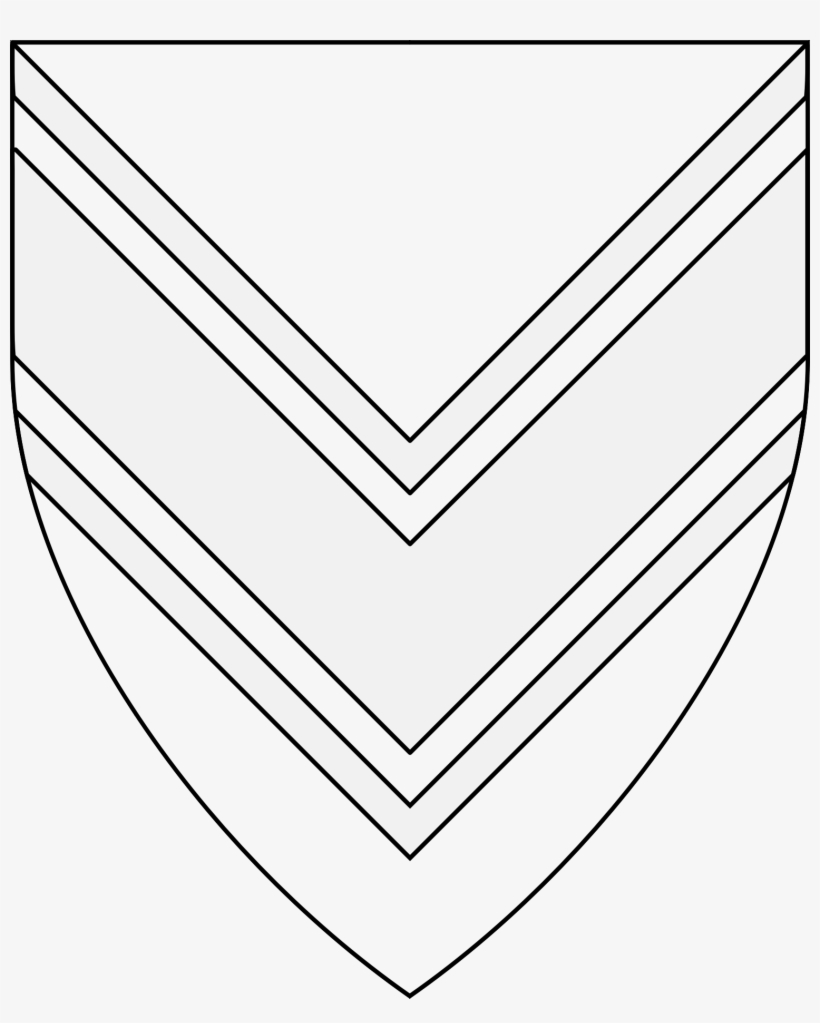 Download Chevron Inverted Cotised - Line Art | Transparent PNG Download ...