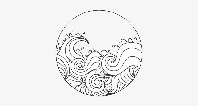 Download Cute Transparent Quotes Tumblr - Waves Drawing | Transparent ...