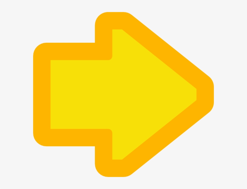 Arrow Clipart Yellow - Yellow Arrow Clip Art PNG Image | Transparent ...