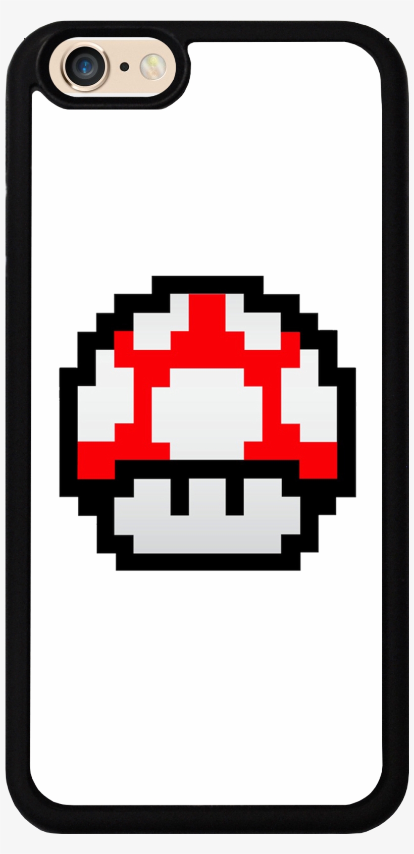 Mario Bros Red Mushroom Case - Super Mario Mushroom 2d PNG Image ...