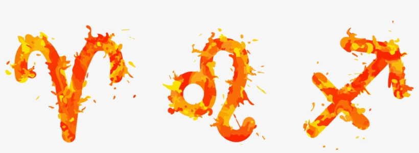 Fire Sign Element Overview - Fire Sign Zodiac PNG Image | Transparent ...