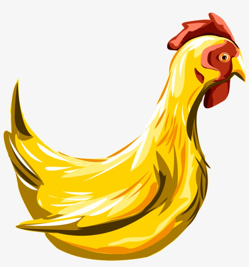 Aesthetic Cartoon Animal Painting Png - Rooster PNG Image | Transparent ...