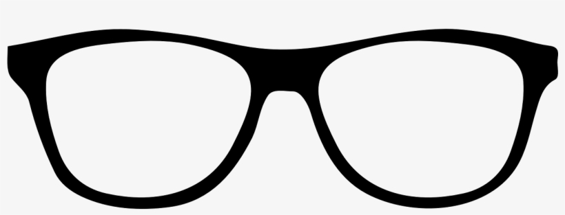 Brýle, Rám, Příslušenství, Objektiv, Optika - Glasses Clipart Black And ...