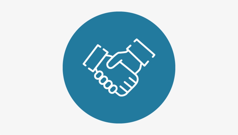 Download Icon Shows Two Hands Shaking - Settings Icon Png Blue ...