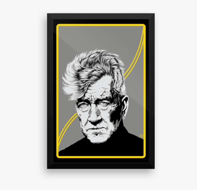 David Lynch Framed Poster - Illustration PNG Image | Transparent PNG ...