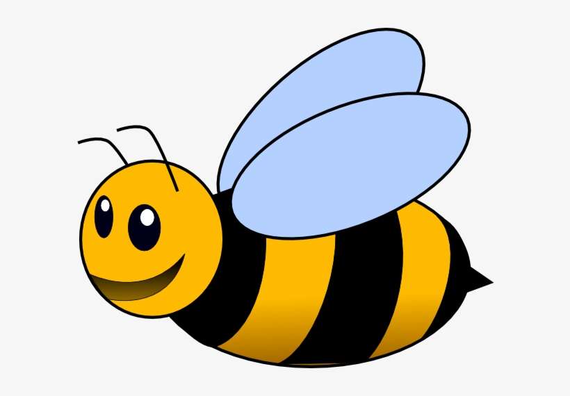 Bee Clip Art At Clker - Bee Clipart No Background PNG Image ...
