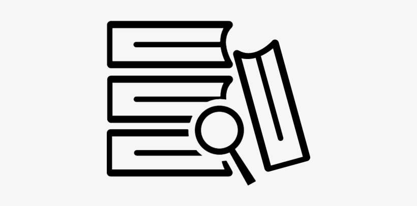 Download Research With Books Vector - Course Materials Icon ...