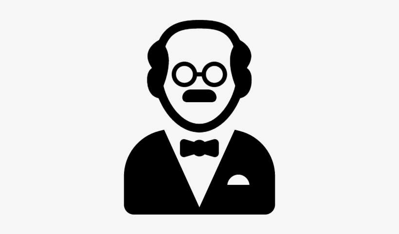 Butler Silhouette Vector - Butler Icon Png PNG Image | Transparent PNG ...