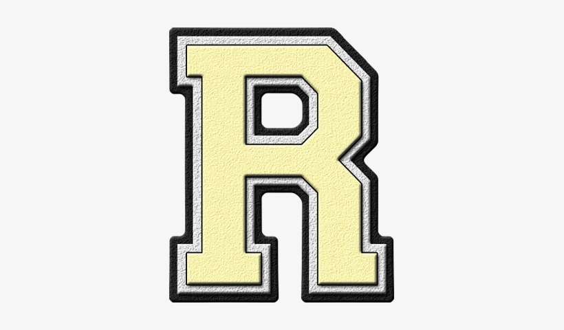Download Presentation Alphabet Set - Gold Varsity Letter R ...