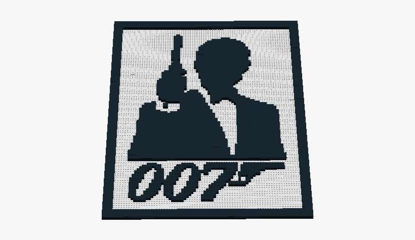 007 Wall Portrait - Silhouette PNG Image | Transparent PNG Free ...