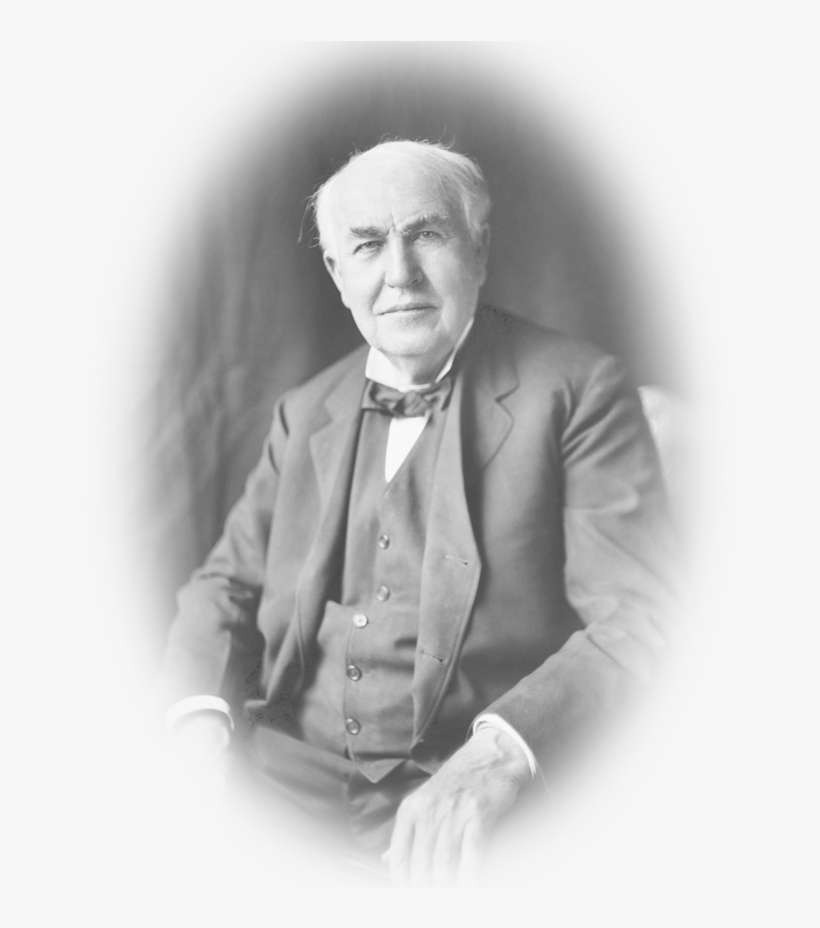 Thomas Edison - ” - Thomas Edison's Hair Color PNG Image | Transparent ...