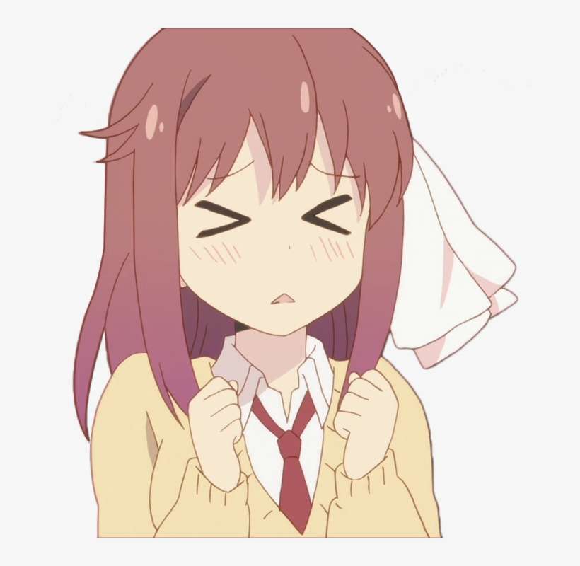 Download 5681049 - > - Flustered Anime Girl Transparent | Transparent ...