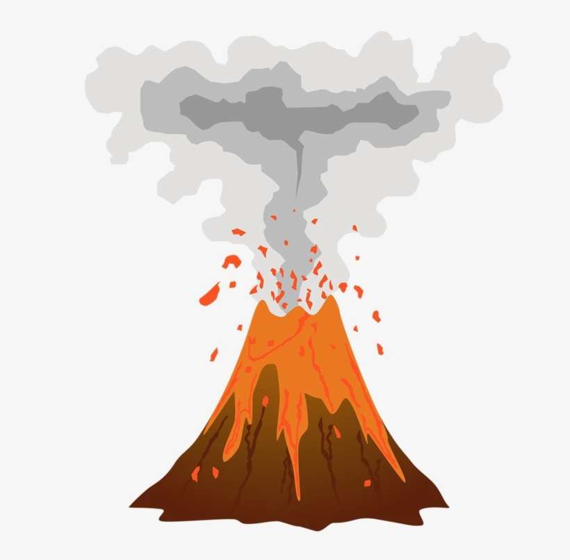Volcano Png Image Background - Stages Of Volcano PNG Image ...