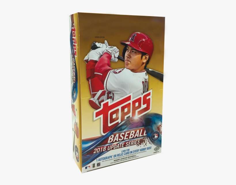 2018 Topps Update / Topps - 2018 Topps Series 1 Baseball Hobby Box PNG ...