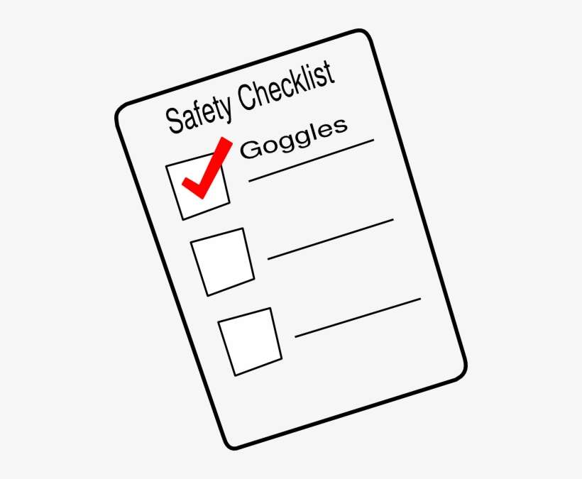 Small - Safety Checklist PNG Image | Transparent PNG Free Download on ...