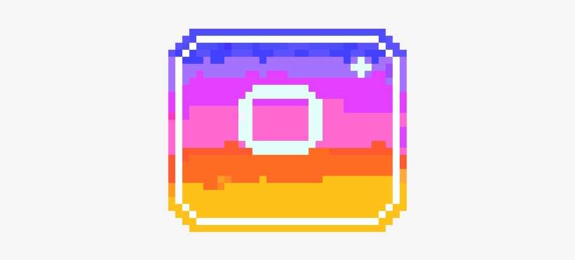 Instagram Logo Minecraft Pixel