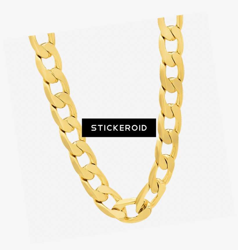 Thug Life Gold Цепь - Draw A Cuban Link PNG Image | Transparent PNG ...