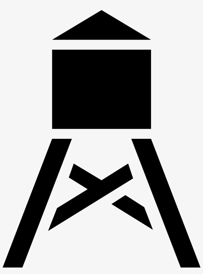 Water Tower Icon - Water Tank Png Icon PNG Image | Transparent PNG Free ...