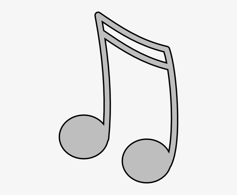 Silver Music Note Clip Art - Music Notes Clipart Png PNG Image ...