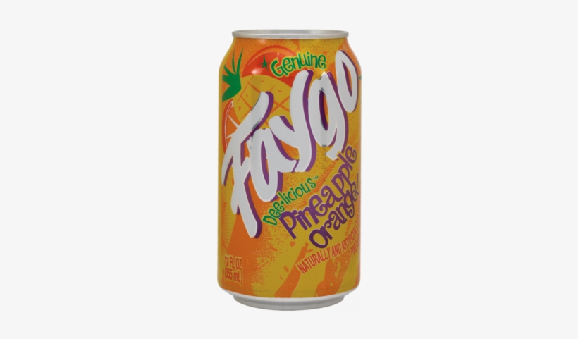 Faygo Pineapple Orange 12oz Can - Pineapple Flavour Soft Drink PNG ...