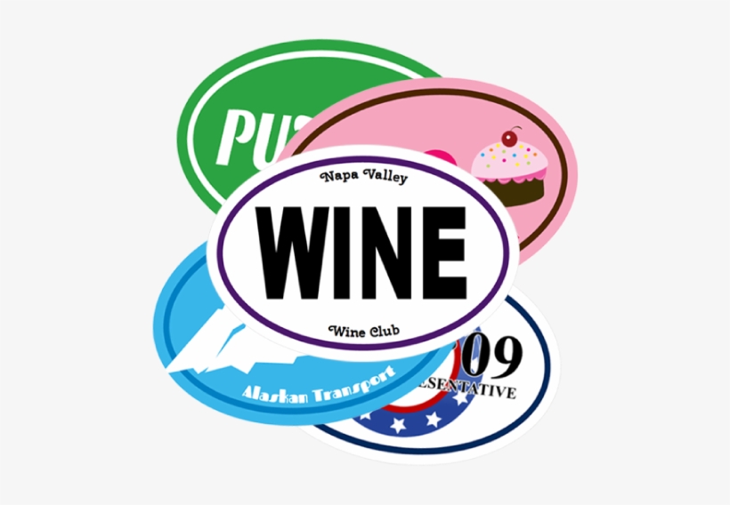 Custom Oval Stickers & Decals - Decal PNG Image | Transparent PNG Free ...