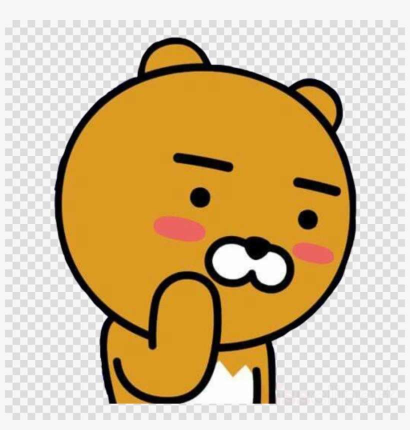 Ryan Kakao Png Clipart Kakao Friends Kakaotalk Sticker - Kakao Friends ...