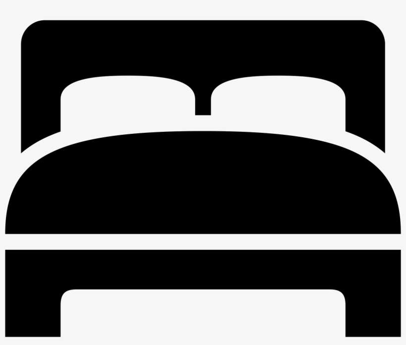Bed Filled Icon - Bed Png Icon White PNG Image | Transparent PNG Free ...