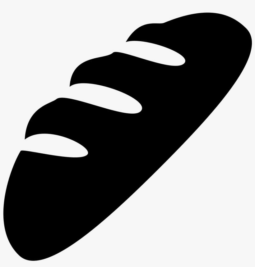 This Icon Is A Elongated Circle With Little Nodes Going - Bread Icon ...