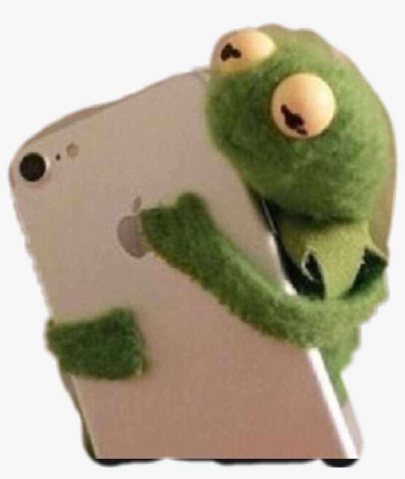 Download Meme Kermit Green Funny Hilarious Cellphone | Transparent PNG ...