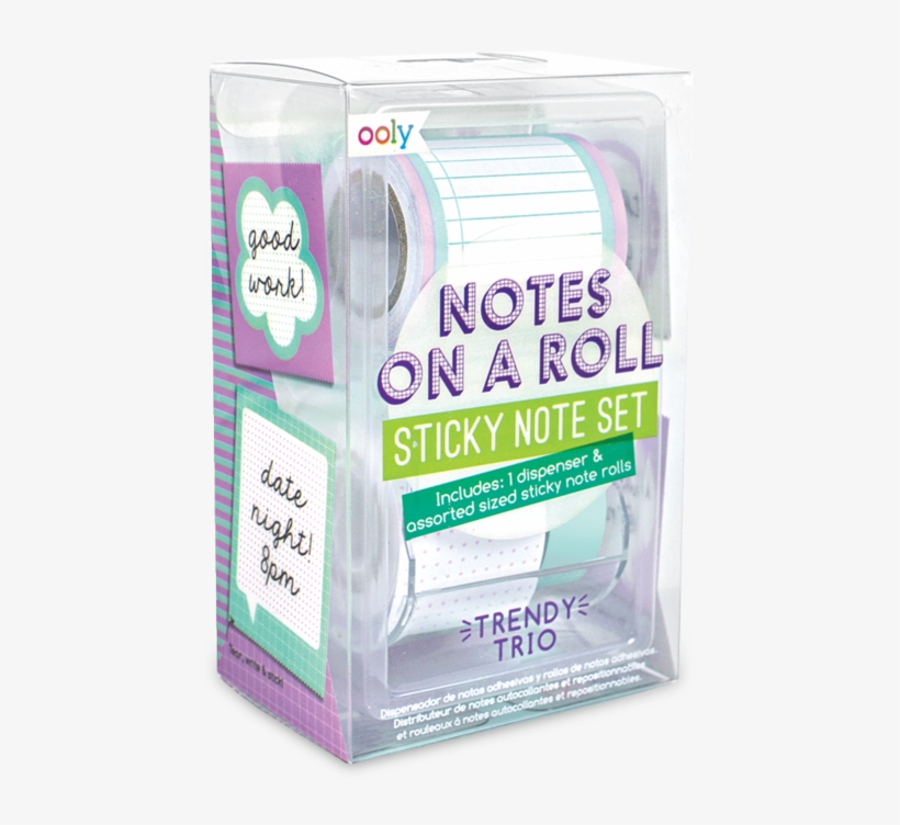 Notes On A Roll Sticky Note Set - Post-it Note PNG Image | Transparent ...
