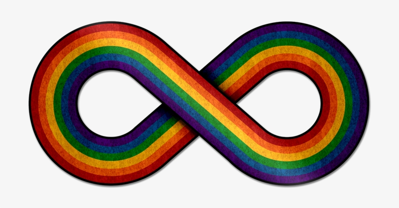 Download Large Infinity Symbol Made Out Of Lgbt Pride Rainbow - Rainbow ...