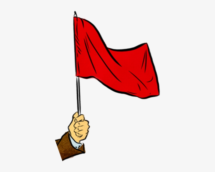 Download Red Flag - Red Flag Warning Png | Transparent PNG Download ...