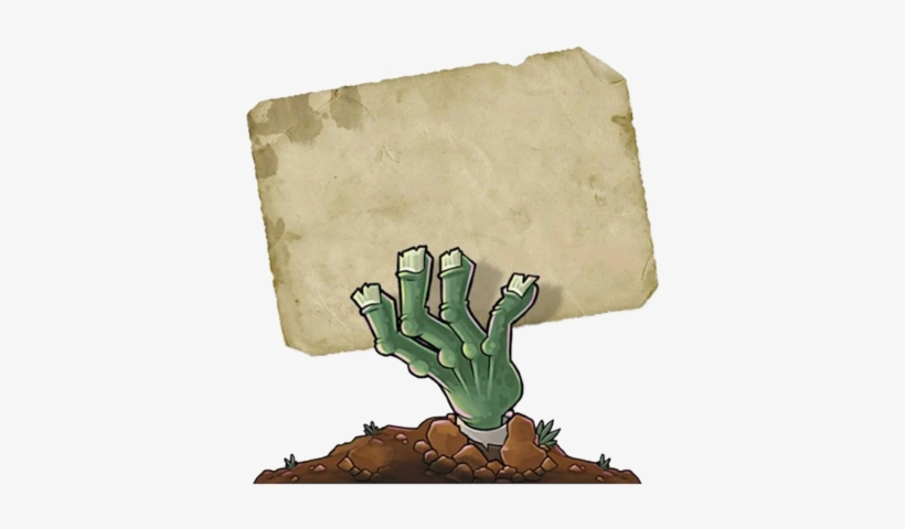 Download Zombie Hand Holding Sign | Transparent PNG Download | SeekPNG