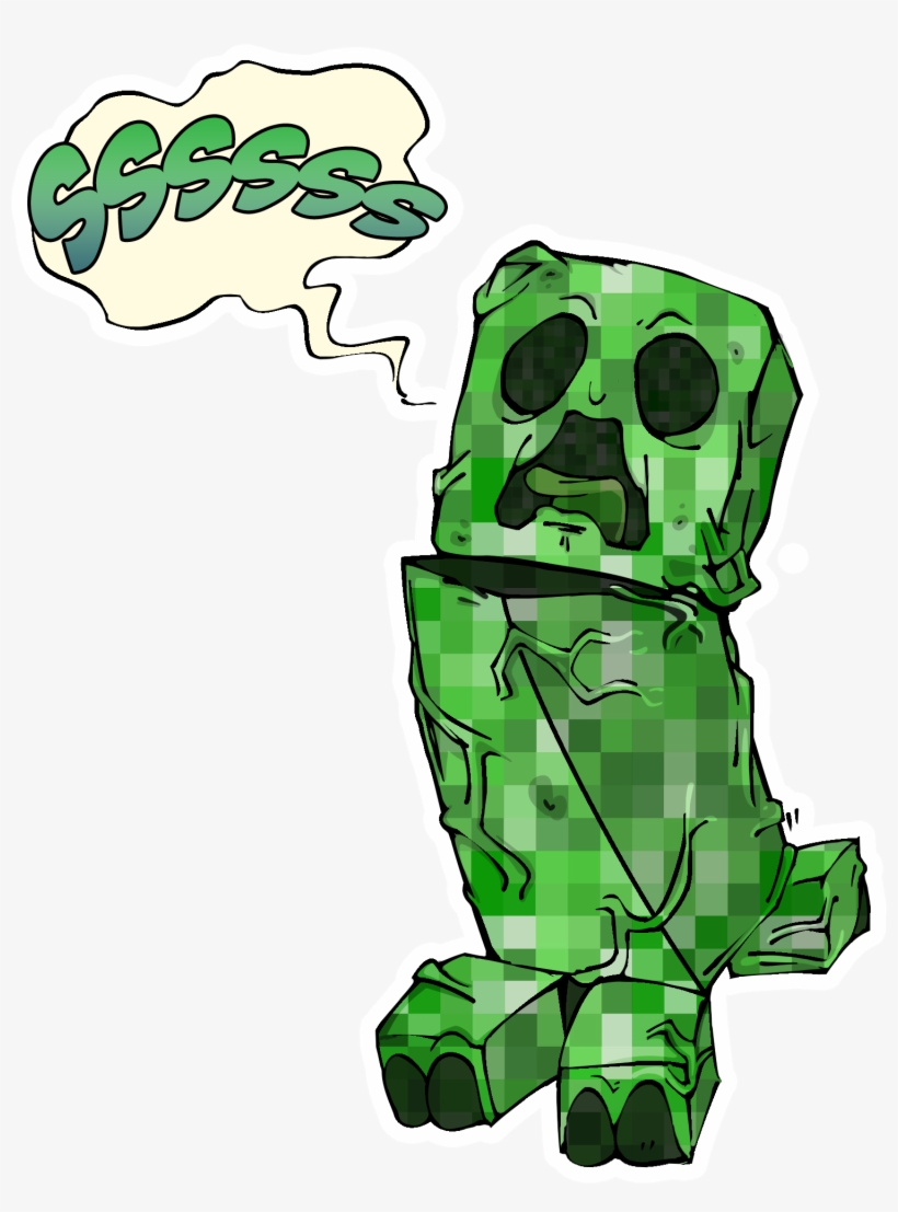 Shhhhhhhhh , Its A Creeper - Illustration PNG Image | Transparent PNG ...