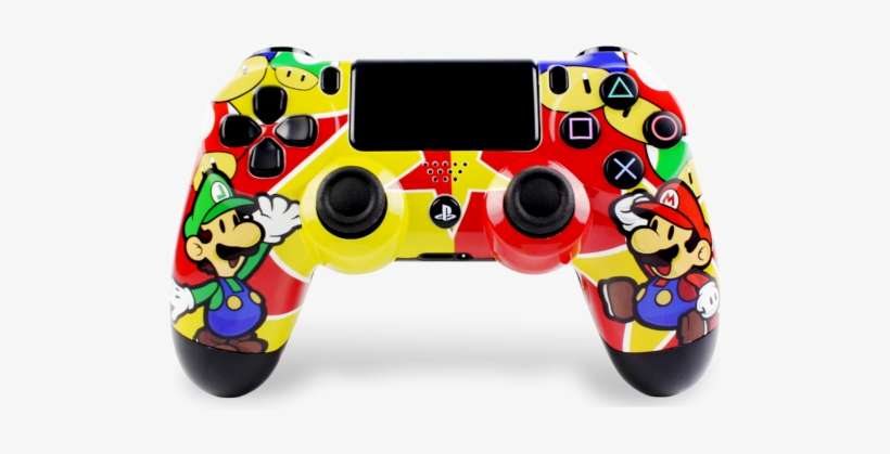 Controller Modz - Custom Ps4 Controller Mario PNG Image | Transparent ...