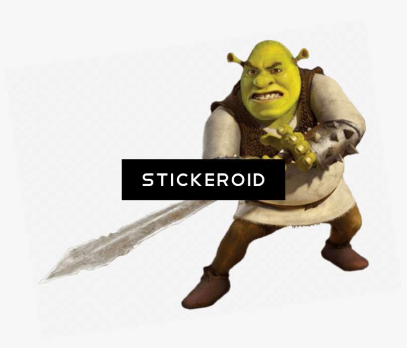 Download Shrek With Sword - Shrek Forever After | Transparent PNG ...