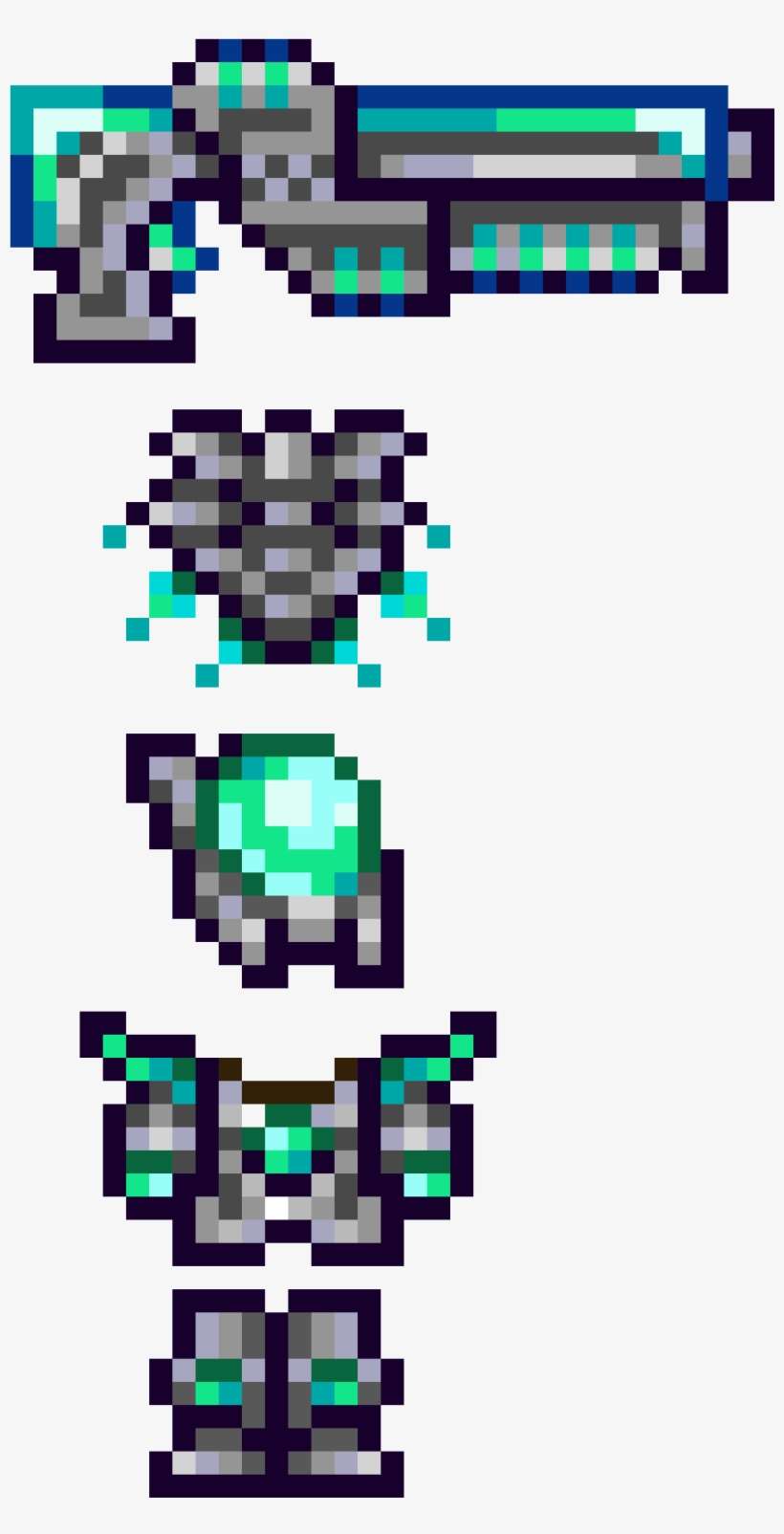 Download Vortex Armor - Terraria Vortex Armour Png | Transparent PNG ...