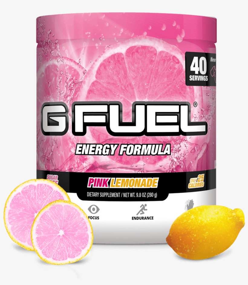 Pink Lemonade Tub - Gamma Labs G Fuel Energy Formula 40 Servings PNG ...