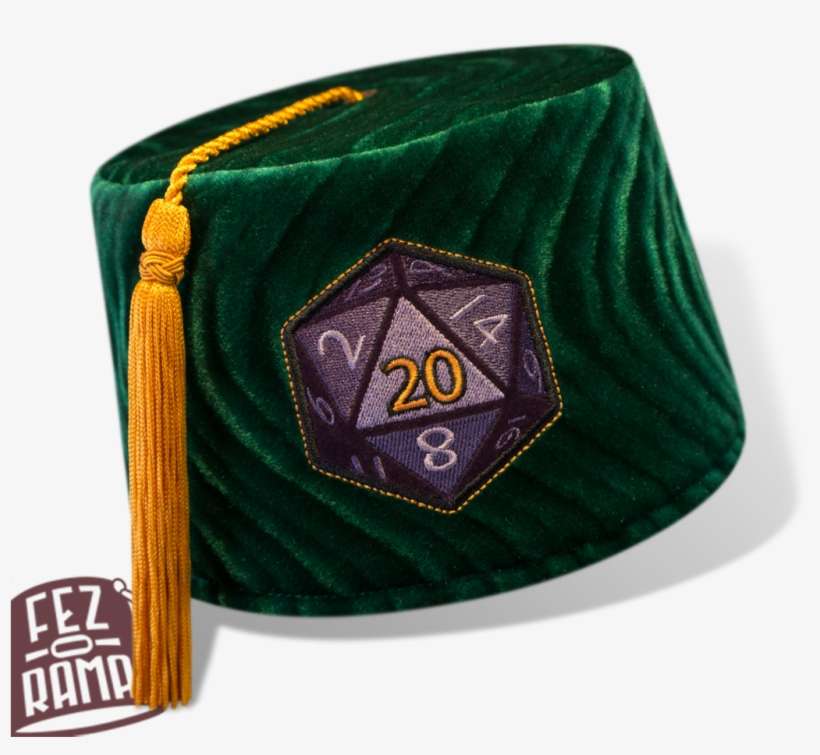 D20 Green Low Fez - Fez PNG Image | Transparent PNG Free Download on ...
