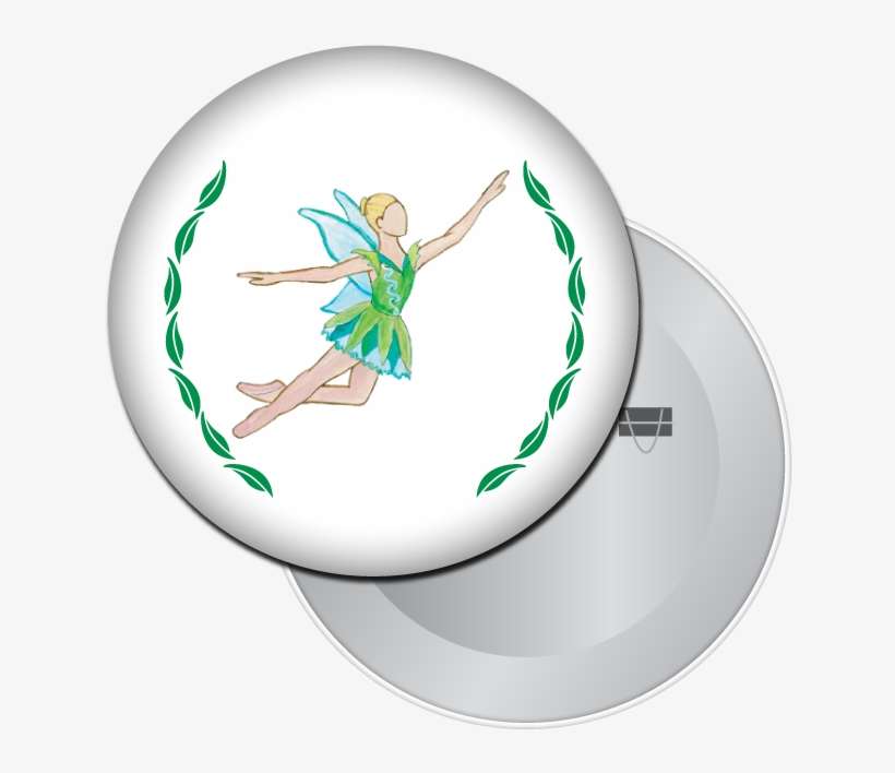 Tinkerbell Button / Magnet - Magnet Ballet / Magnet PNG Image ...