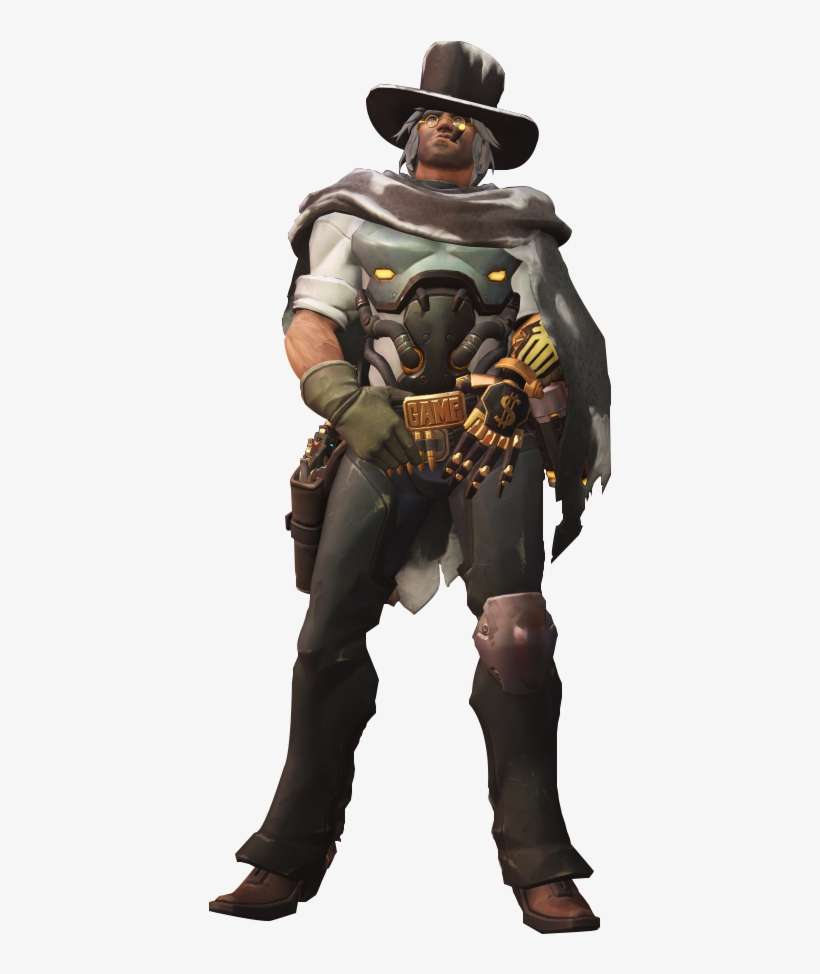 Download Overwatch Mccree Png - 3d Rendering | Transparent PNG Download ...