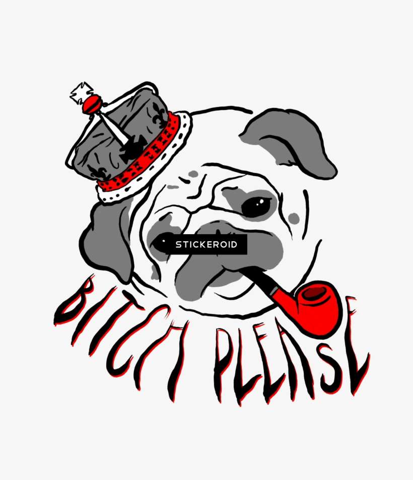 Pug Life Thug - T-shirt PNG Image | Transparent PNG Free Download on ...