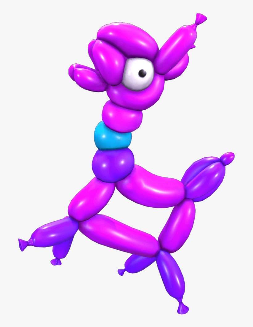 Balloon Llama Back Bling PNG Image | Transparent PNG Free Download on ...