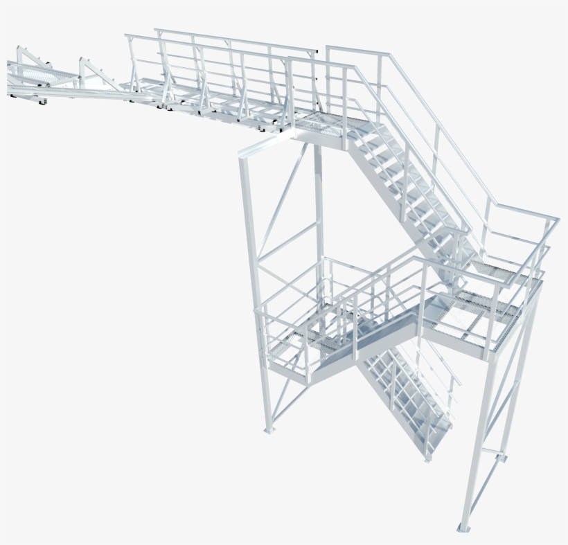 Aluminium Egress Stairs Png Egress Stair Components - Sketch PNG Image ...